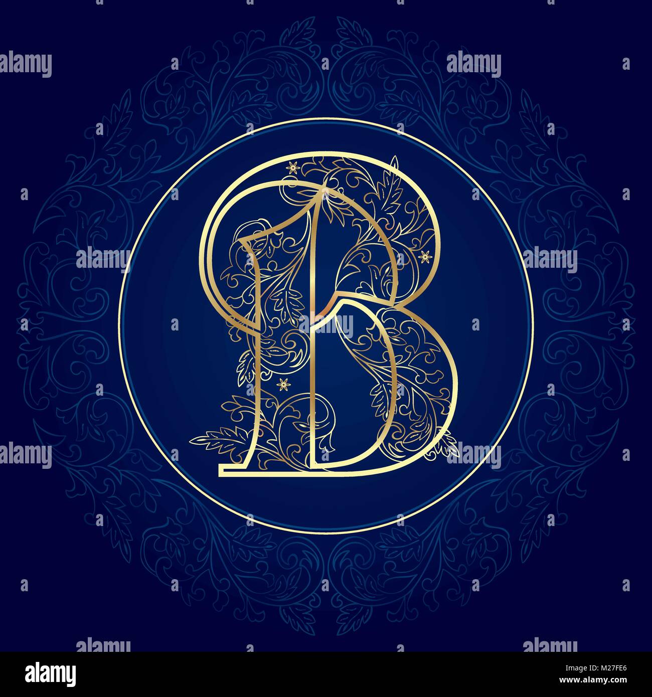 Lettre b alphabet Banque d'images vectorielles - Alamy