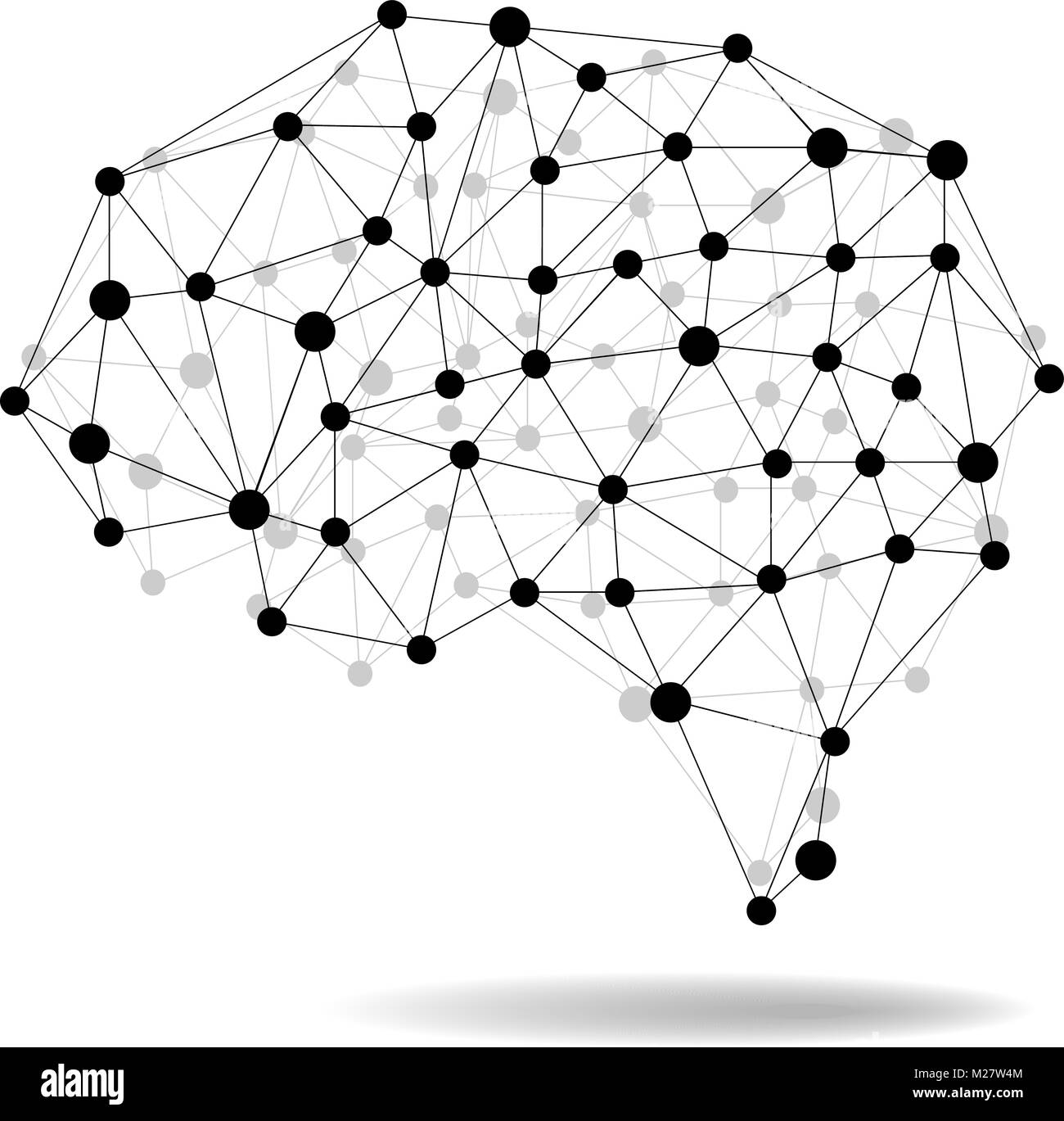 Concept du cerveau humain, vector illustration Image Vectorielle Stock ...
