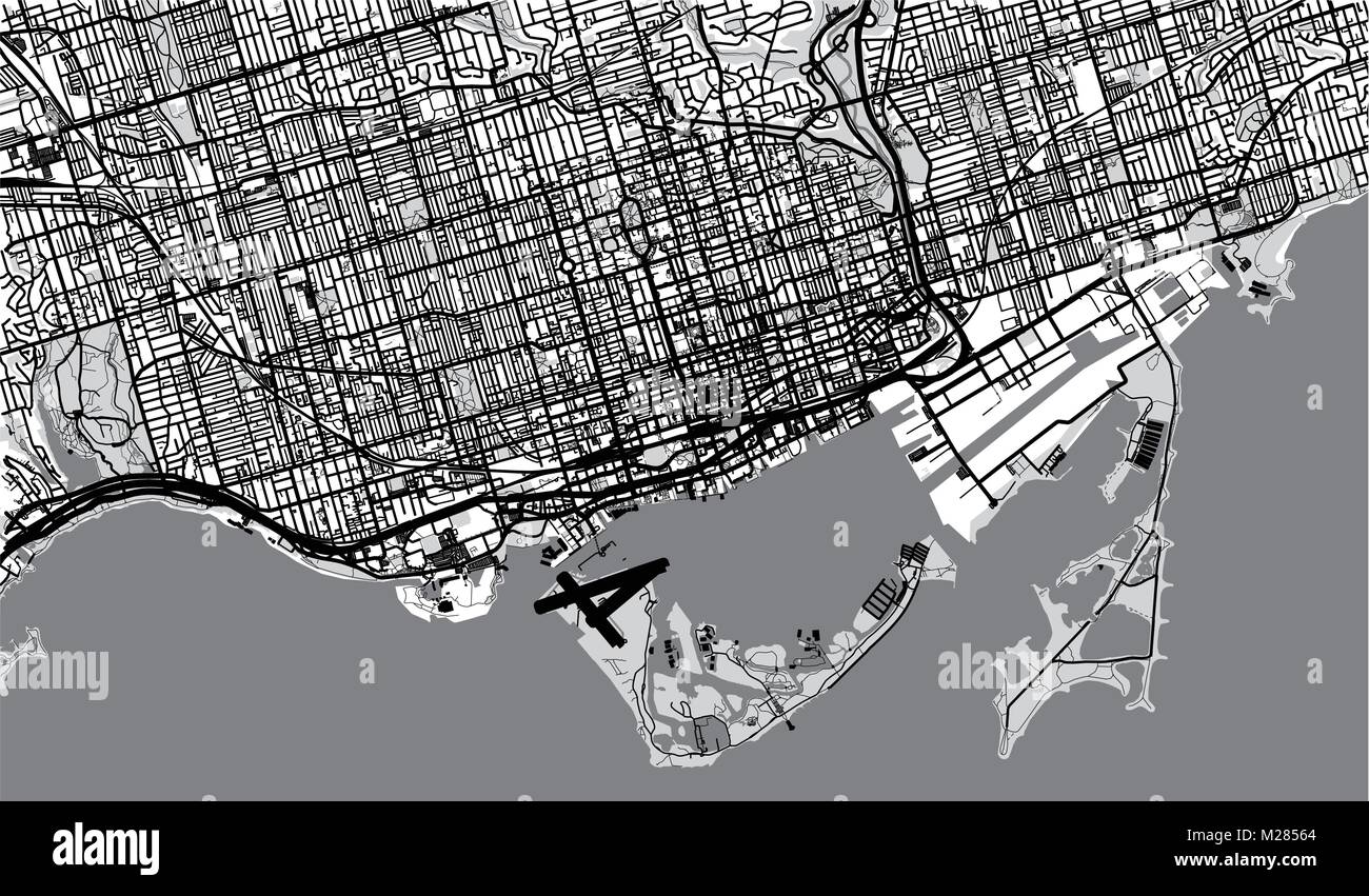 Mappa della metropolitana di toronto Banque de photographies et d ...