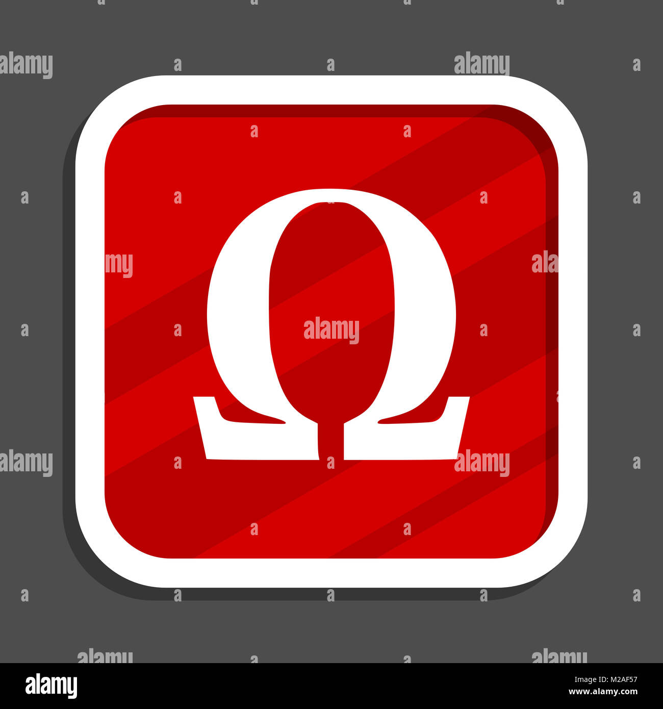 Omega logo icon Banque de photographies et d’images à haute résolution ...