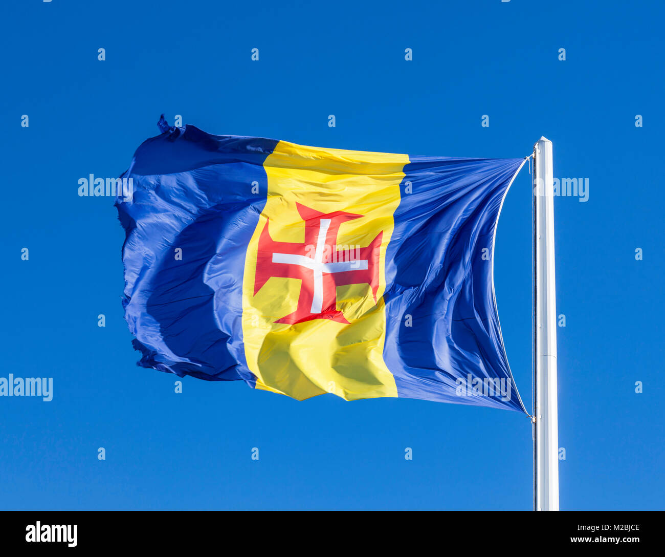 Madeira flag Banque de photographies et d’images à haute résolution - Alamy