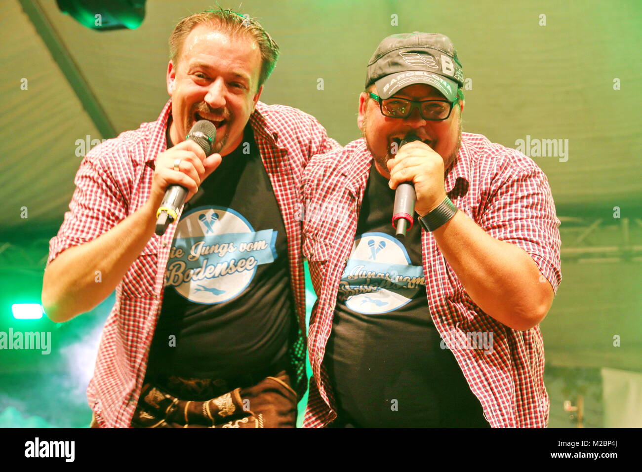 Die Jungs vom Bodensee, Alex, Reiner Jäckle (saenger / Musiker) beim ...