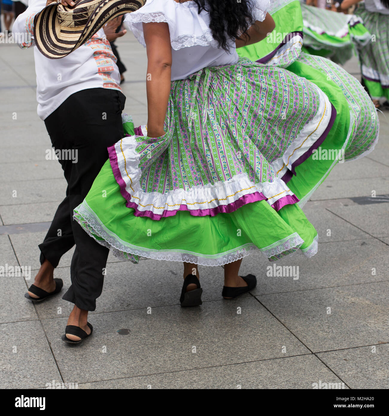 Danse folklorique traditionnelle colombienne Banque de photographies et ...