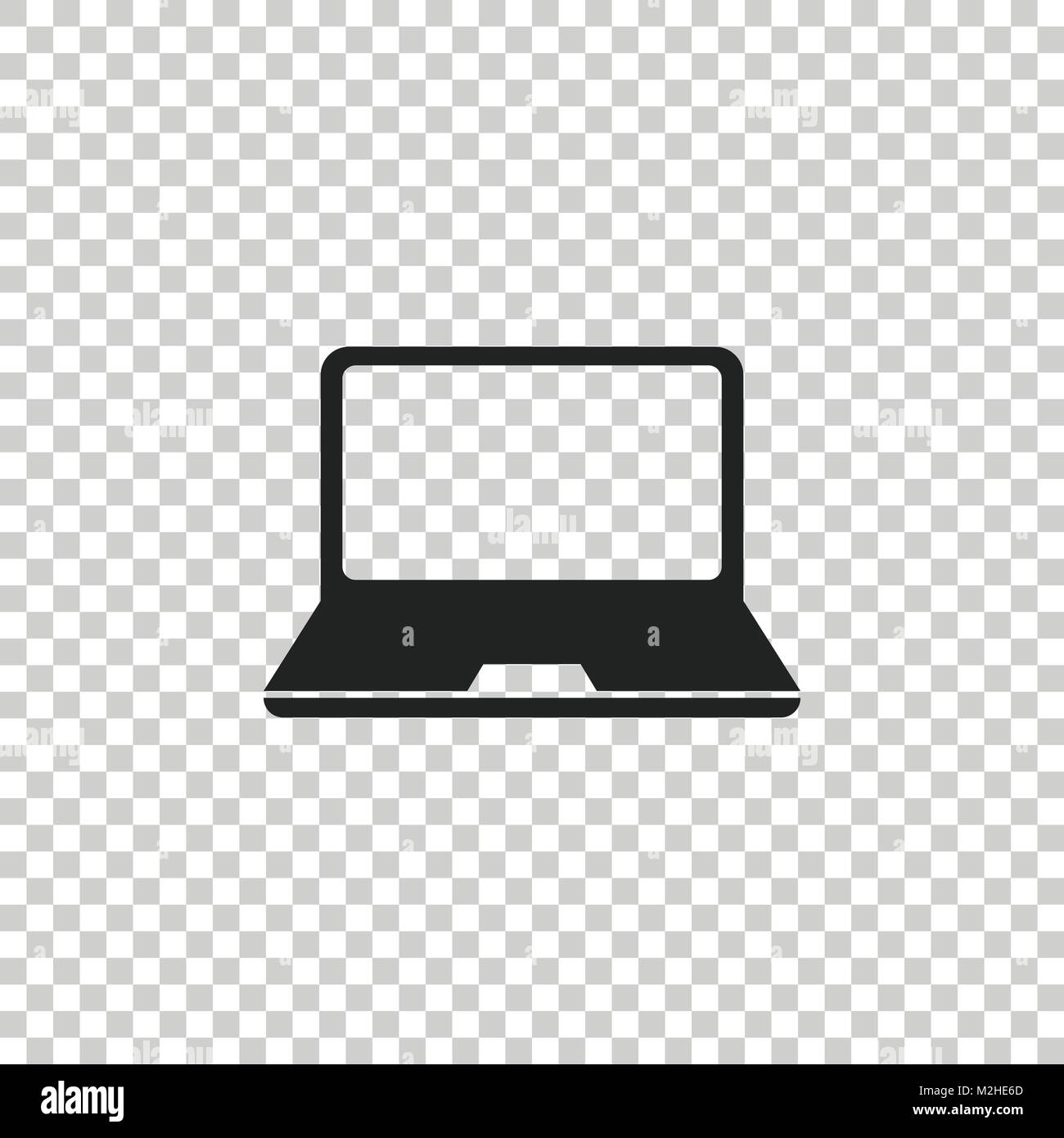 Vector illustration d'ordinateur portable. L'icône Ordinateur Portable ...