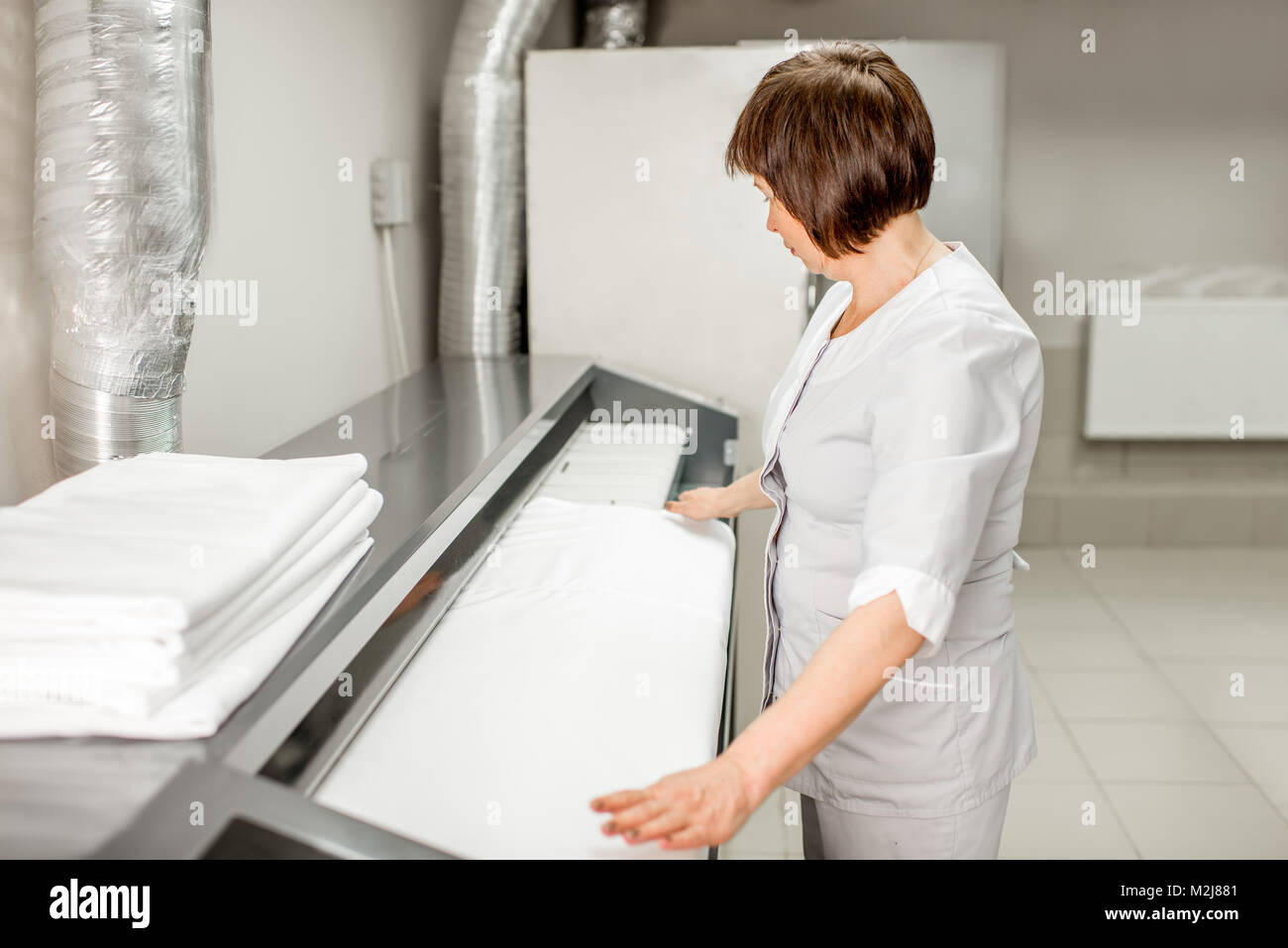 Blanchisseuse toile Banque de photographies et d’images à haute ...