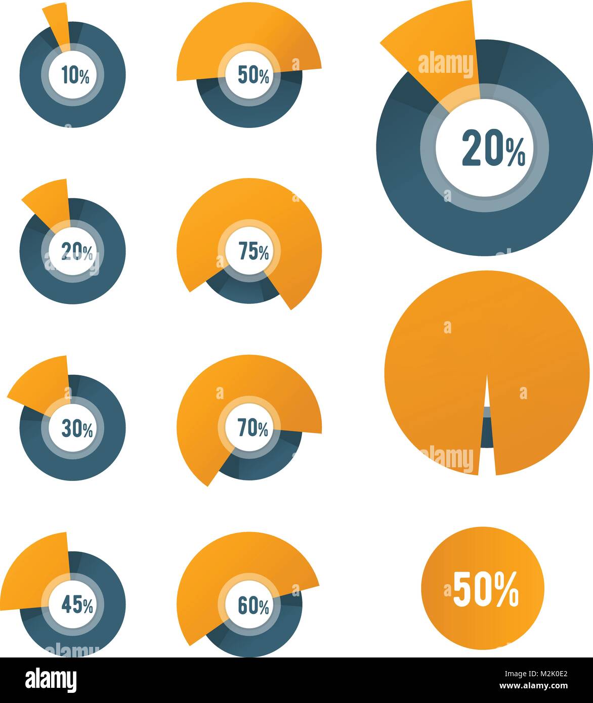 Modèle de graphique circulaire - Cercle d'affaires ou de schéma de ...