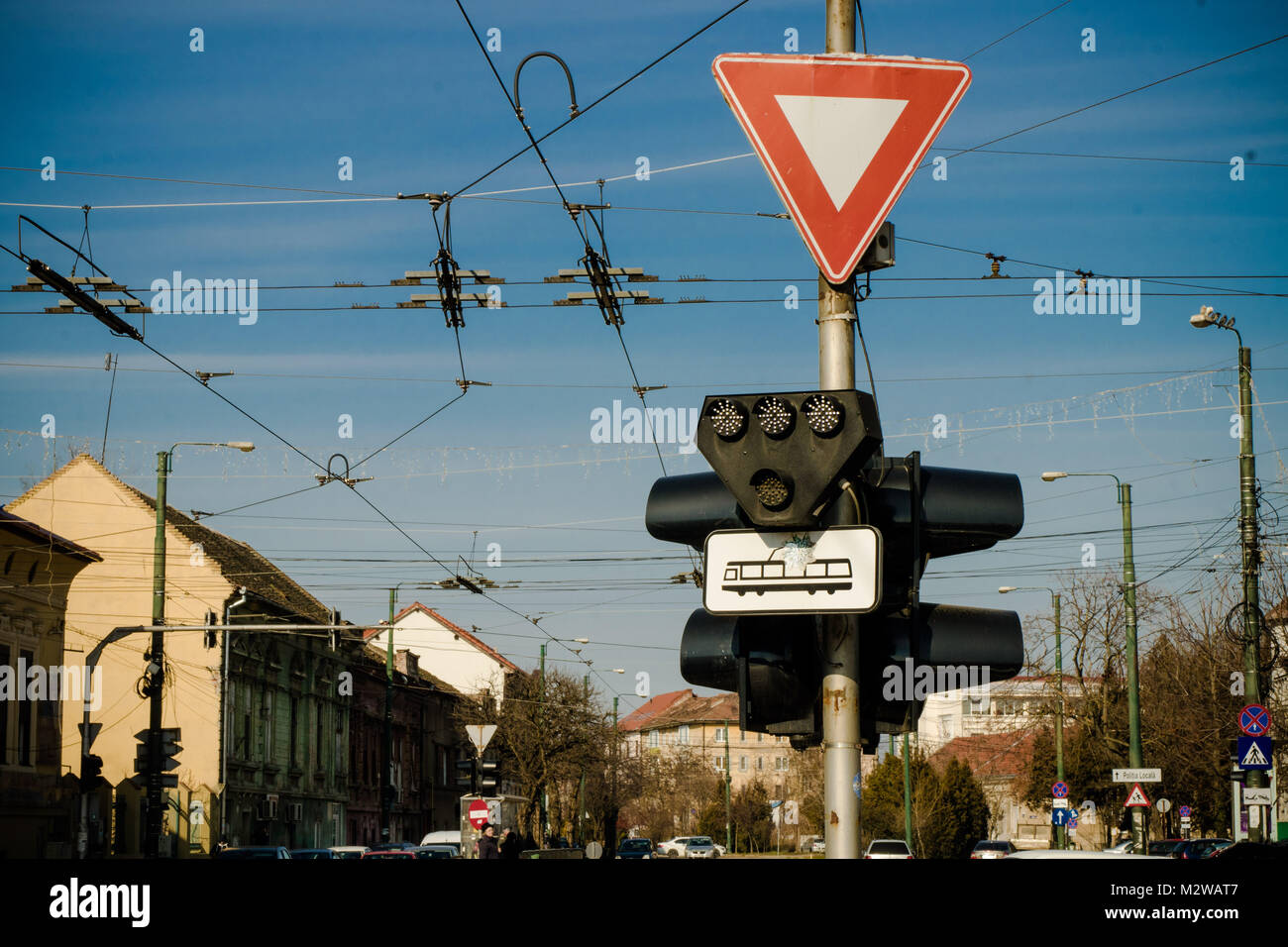 Tram lights Banque de photographies et d’images à haute résolution - Alamy
