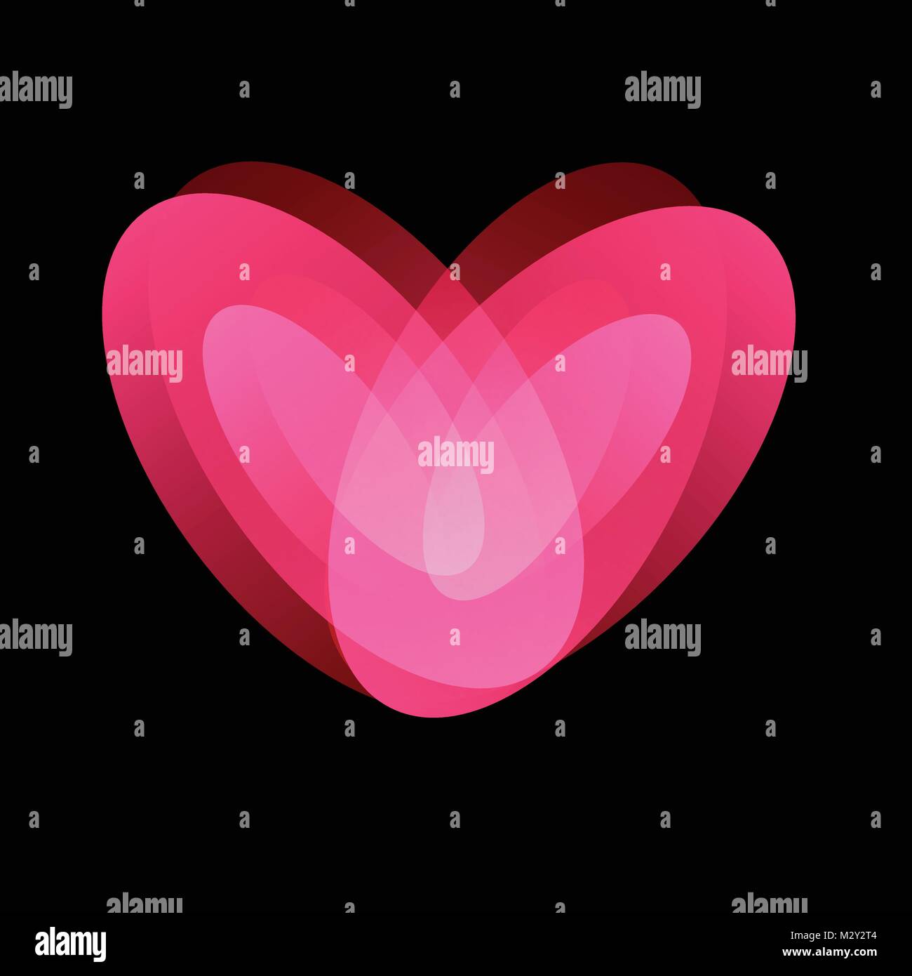 Tremblant d'amour, tendres sentiments, l'amour et la passion, symbole ...