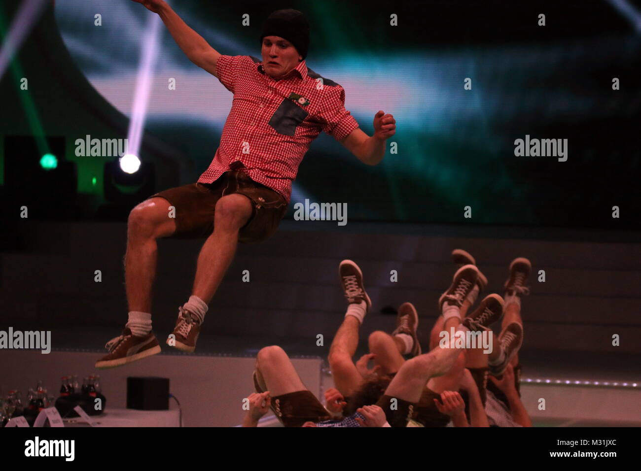 Europameister und zweifacher weltmeister im breakdance Banque de ...