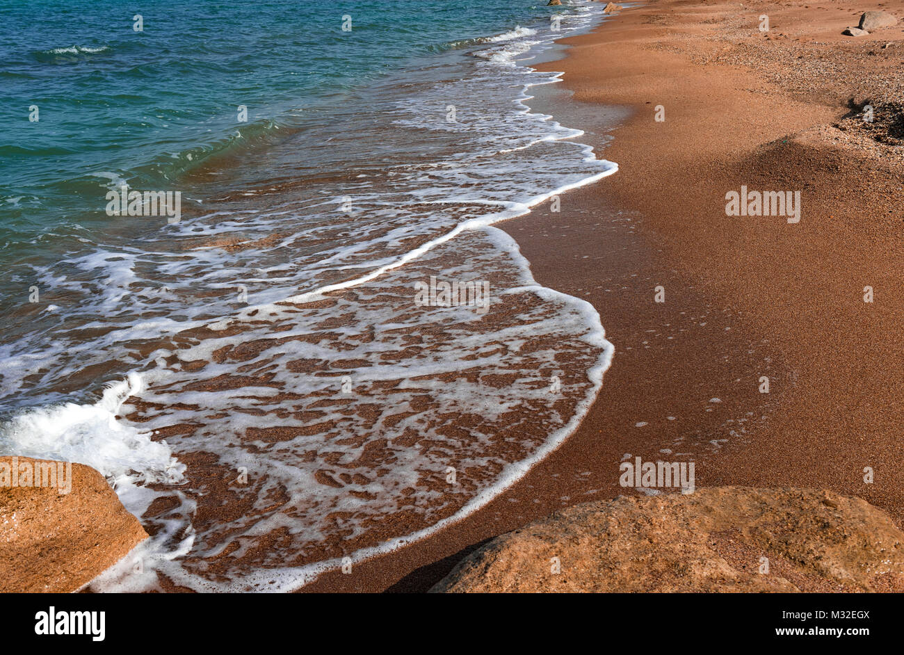 Plage vide en bord de mer Banque de photographies et d’images à haute ...