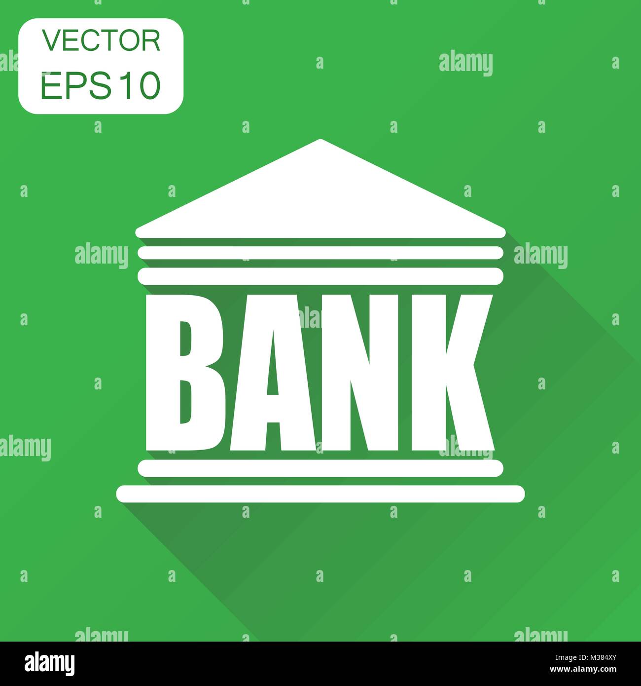 Icône Bank building. Concept commercial bank pictogramme. Vector ...