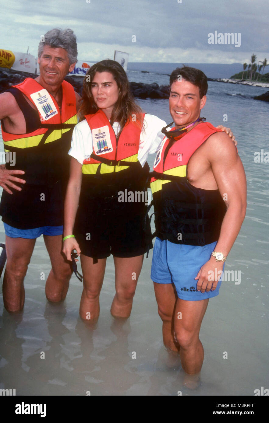 (L-R) BarryBostwick Acteurs, Brooke Shields et Jean-Claude Van Damme ...