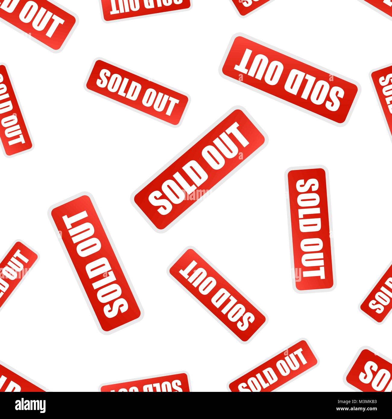 Vendu sans timbre. Concept commercial vendu pictogramme. Vector ...