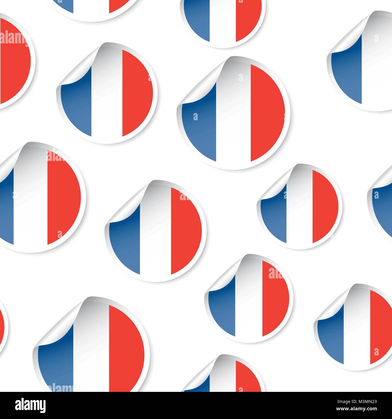 Drapeau france modèle Banque d'images vectorielles - Alamy