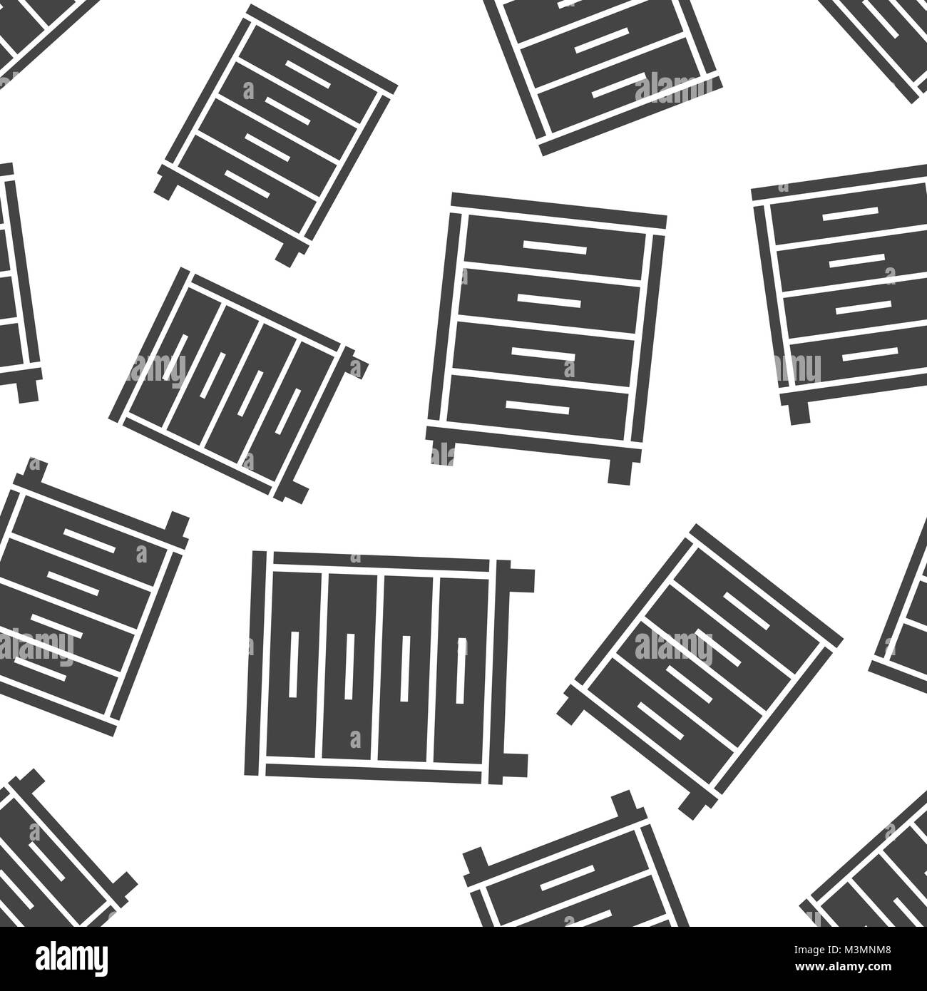 Placard de fond transparent. Business flat vector illustration. Meubles ...