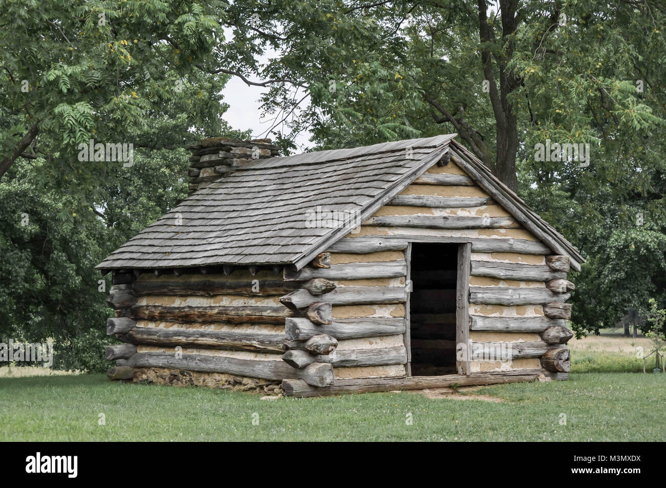 Log Cabin cabane en bois à Valley Forge National Historical Park en ...