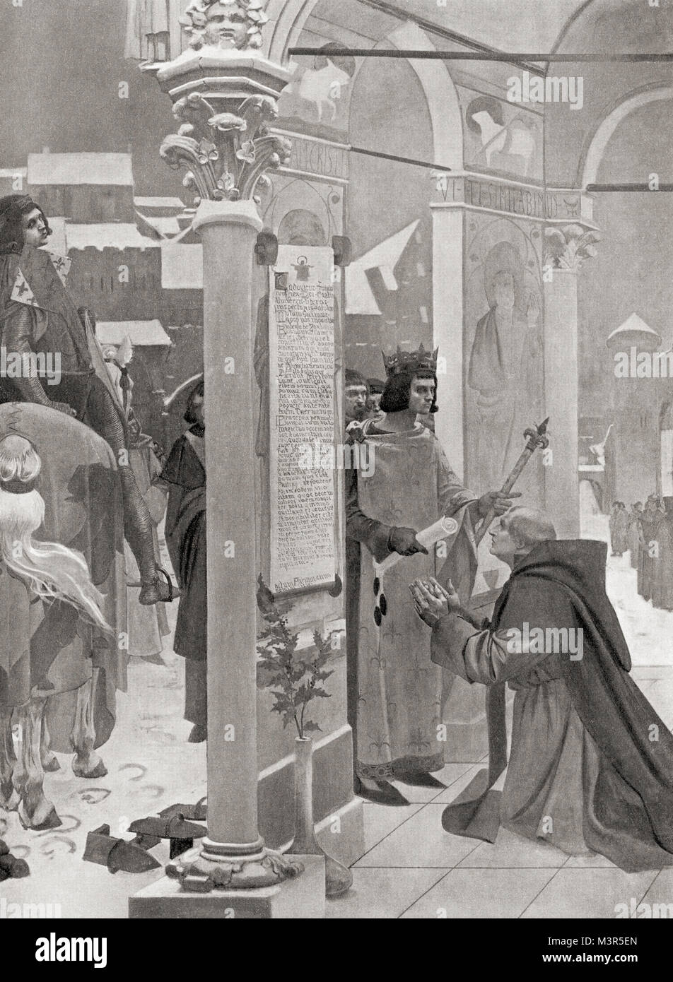 Louis IX, 1214 - 1270, alias Saint Louis. Roi de France et d'un saint ...