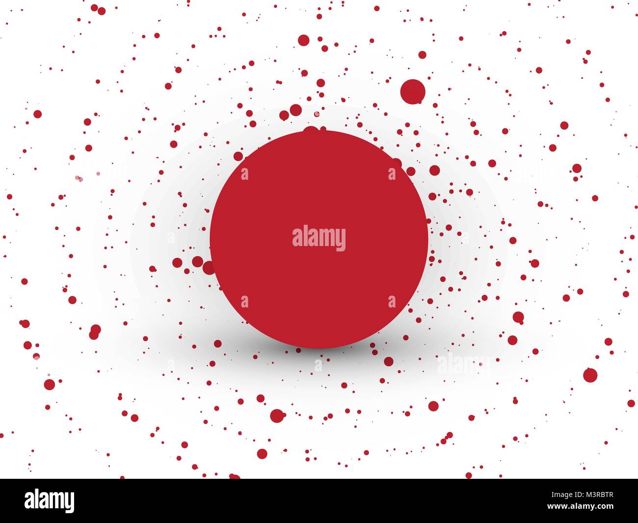 Pop art red dots comic Banque d'images vectorielles - Alamy