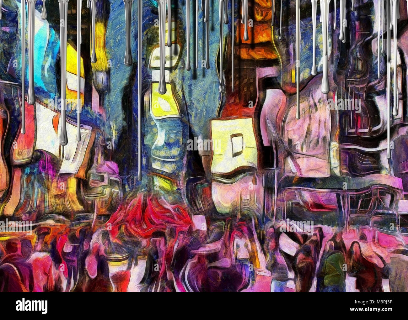 Oeuvre de style salvador dali Banque de photographies et d’images à ...