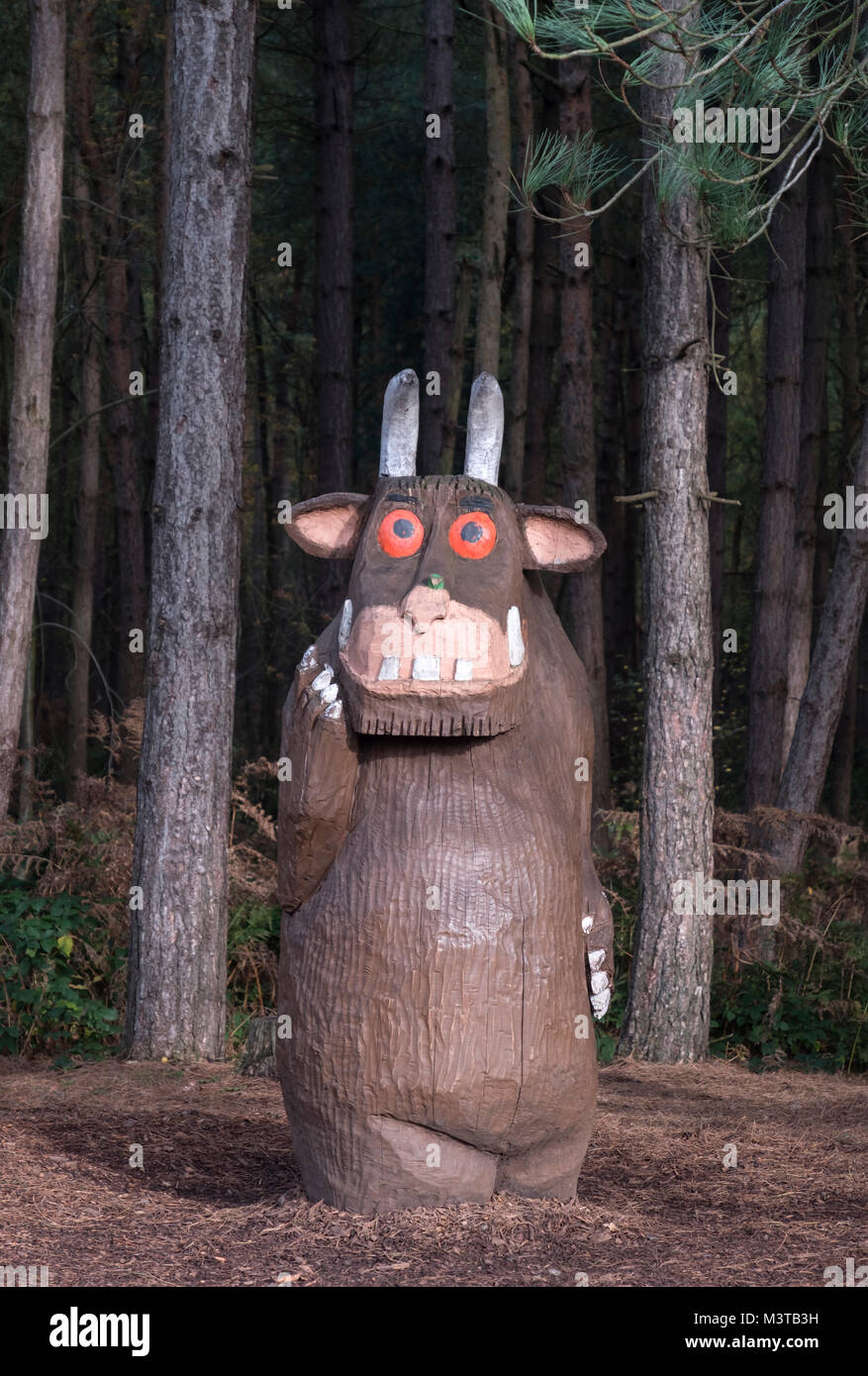 Gruffalo trail delamere forest Banque de photographies et d’images à ...