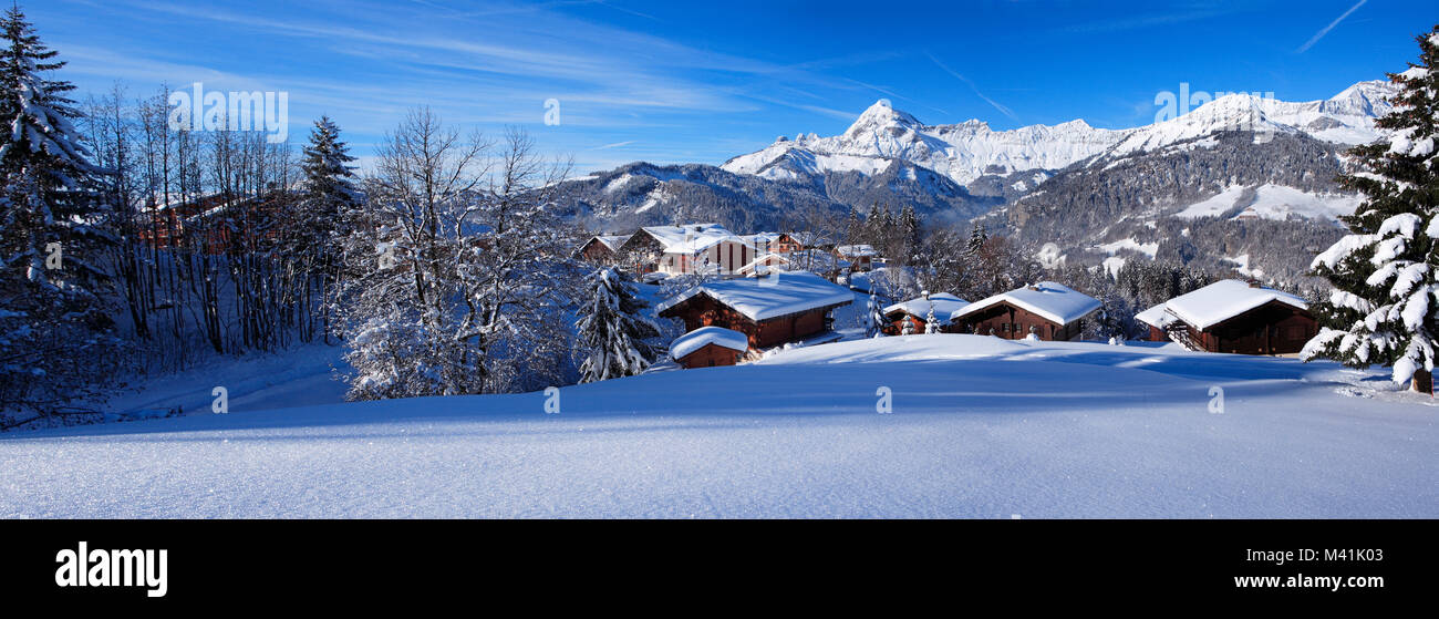 Village crest voland hiver Banque de photographies et d’images à haute ...