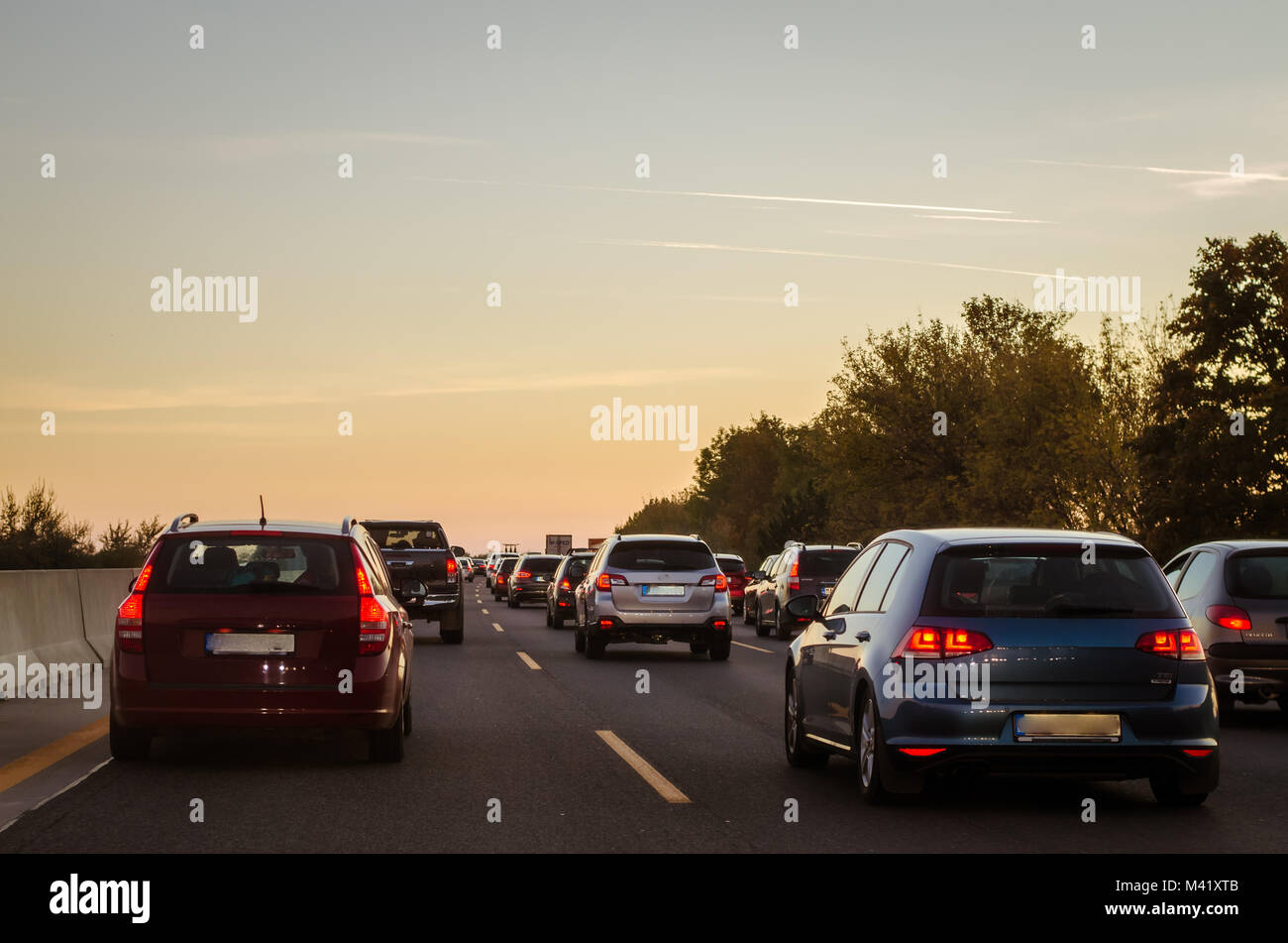 Embouteillage routier Banque de photographies et d’images à haute ...