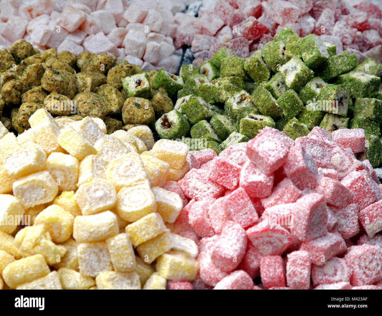 Turkish delight sweets Banque de photographies et d’images à haute ...