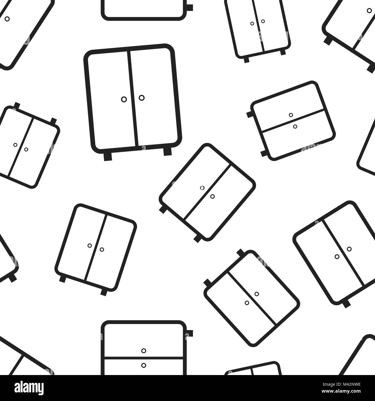 Meubles de rangement de fond transparent. Business flat vector ...