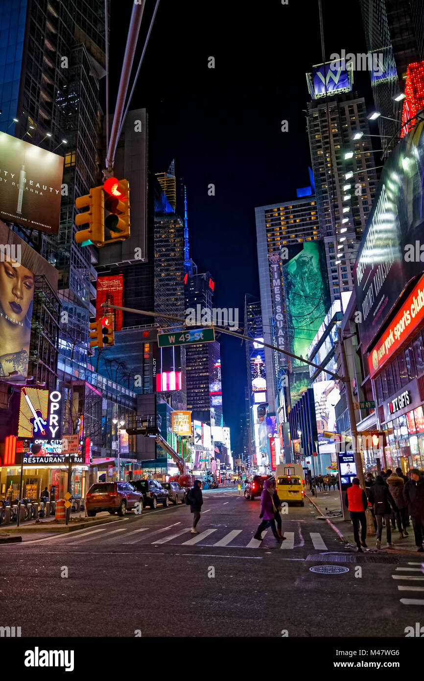 Intersection de broadway Banque de photographies et d’images à haute ...