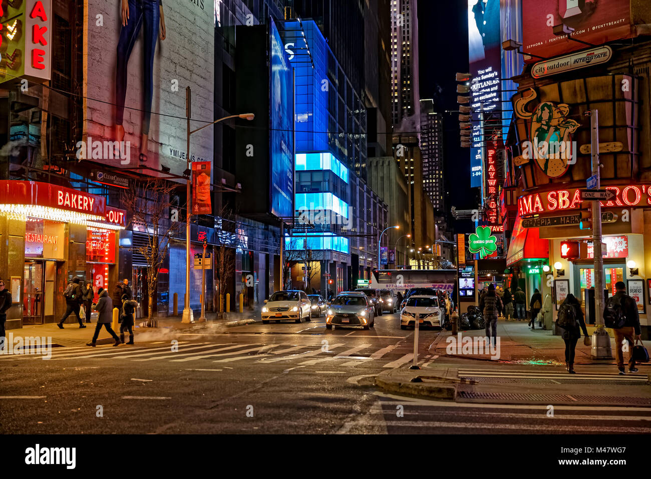 Intersection de broadway Banque de photographies et d’images à haute ...