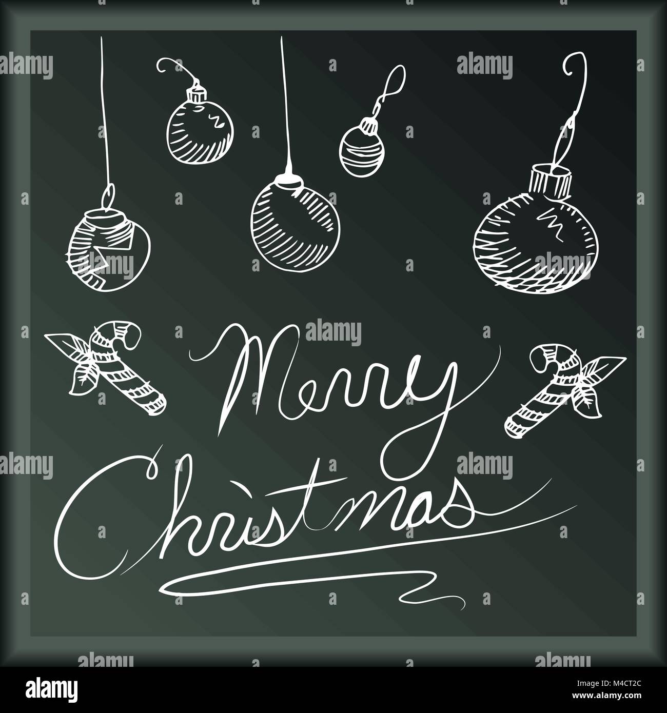 Joyeux noël texte clipart Banque d'images vectorielles - Alamy
