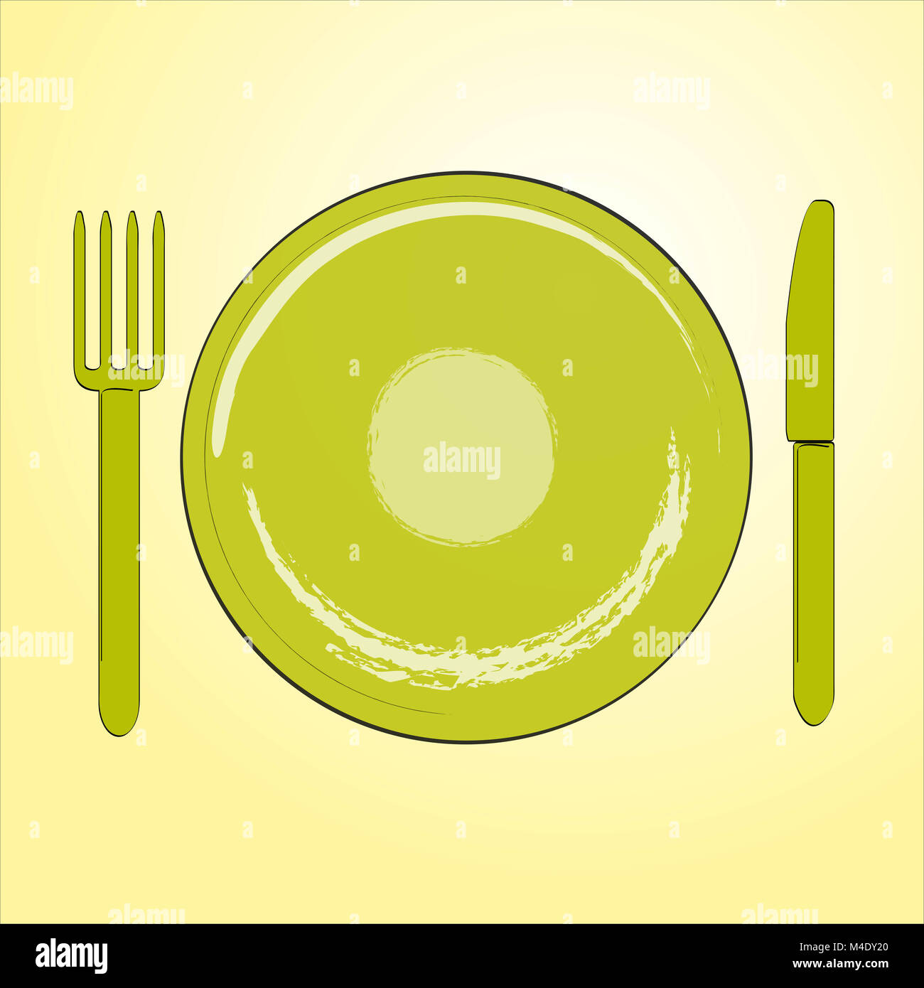 Dresser la table illustration Banque de photographies et d’images à ...