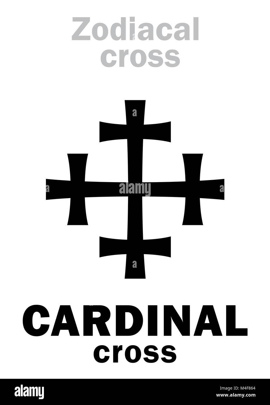 Symbole kabbalistique croix Banque d'images détourées - Alamy