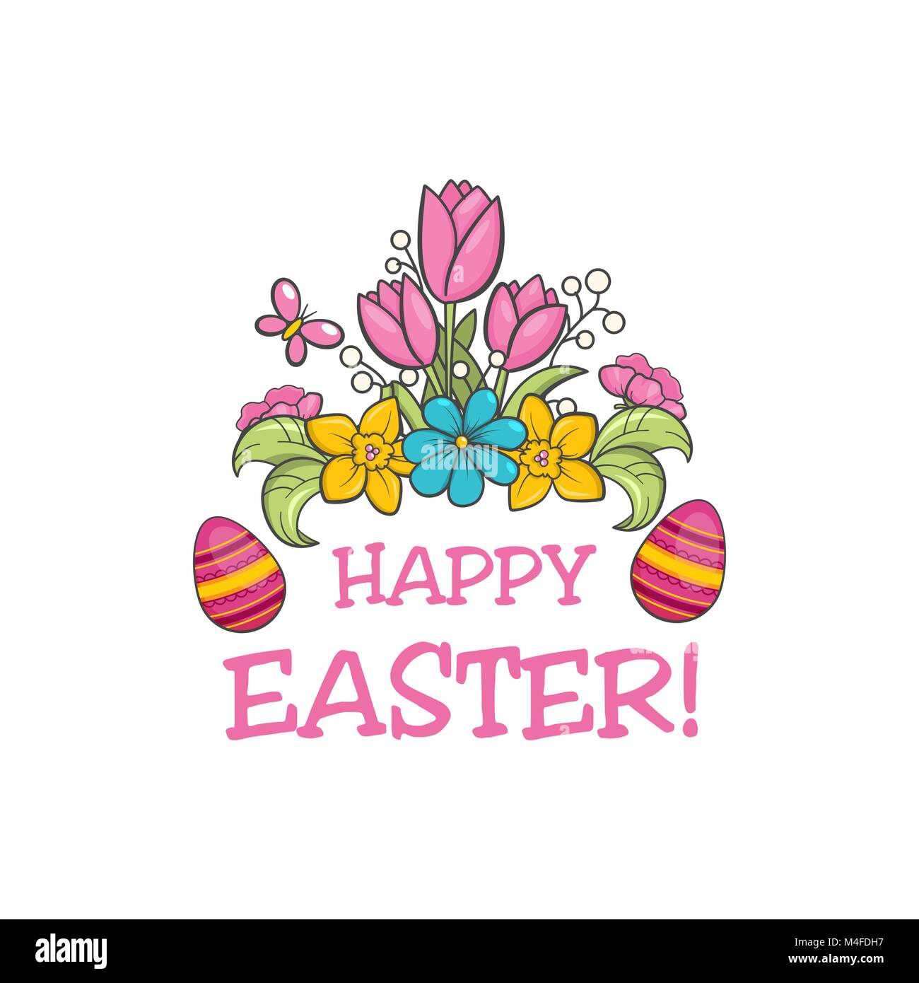 Joyeuses paques Banque d'images vectorielles - Alamy