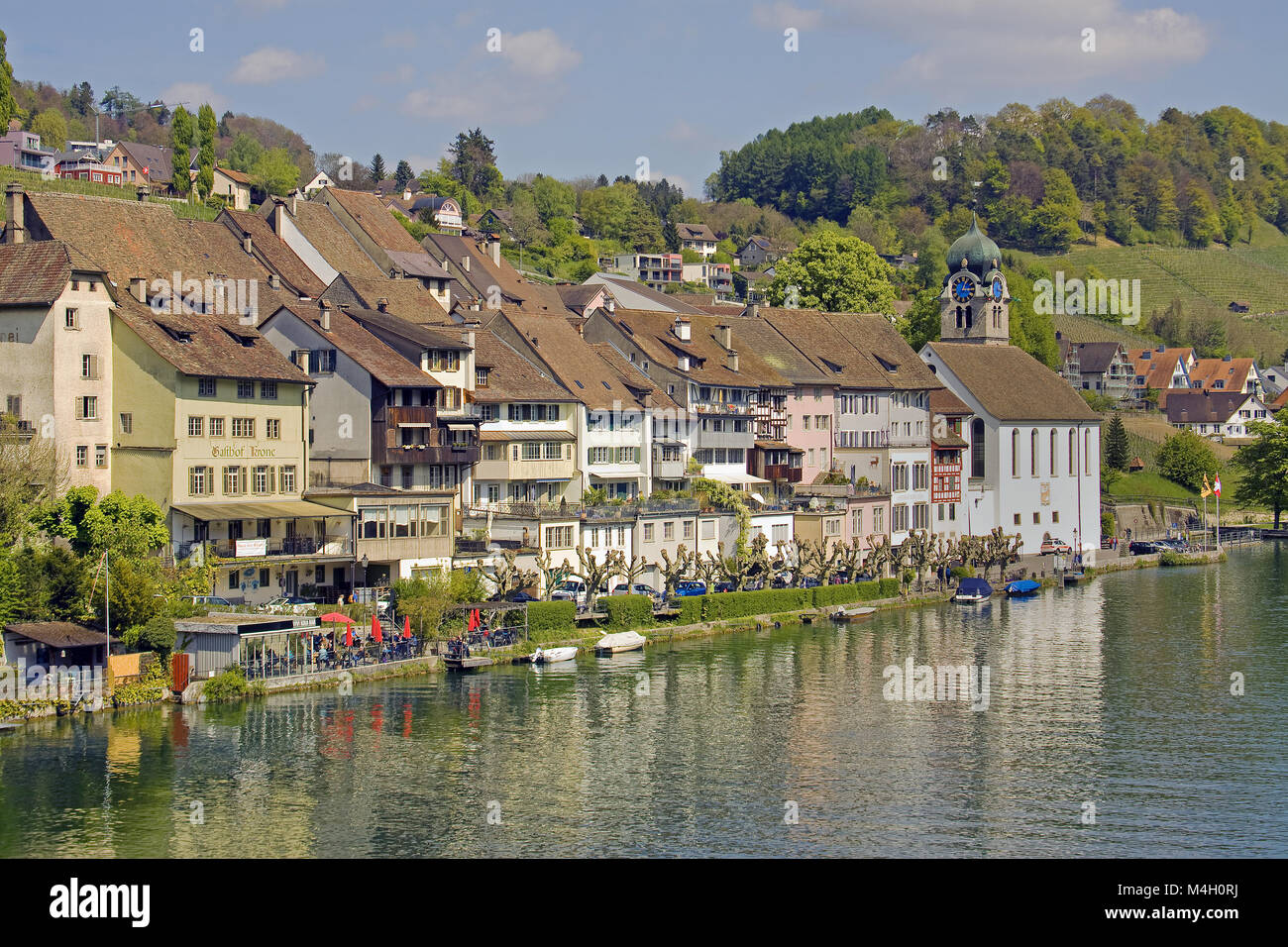 Rhine river village eglisau zurich Banque de photographies et d’images ...