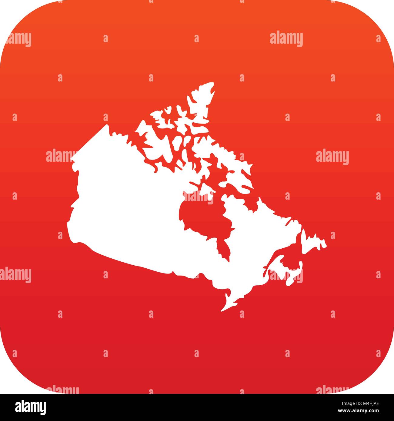 Canada Map Red Banque d'image et photos - Alamy
