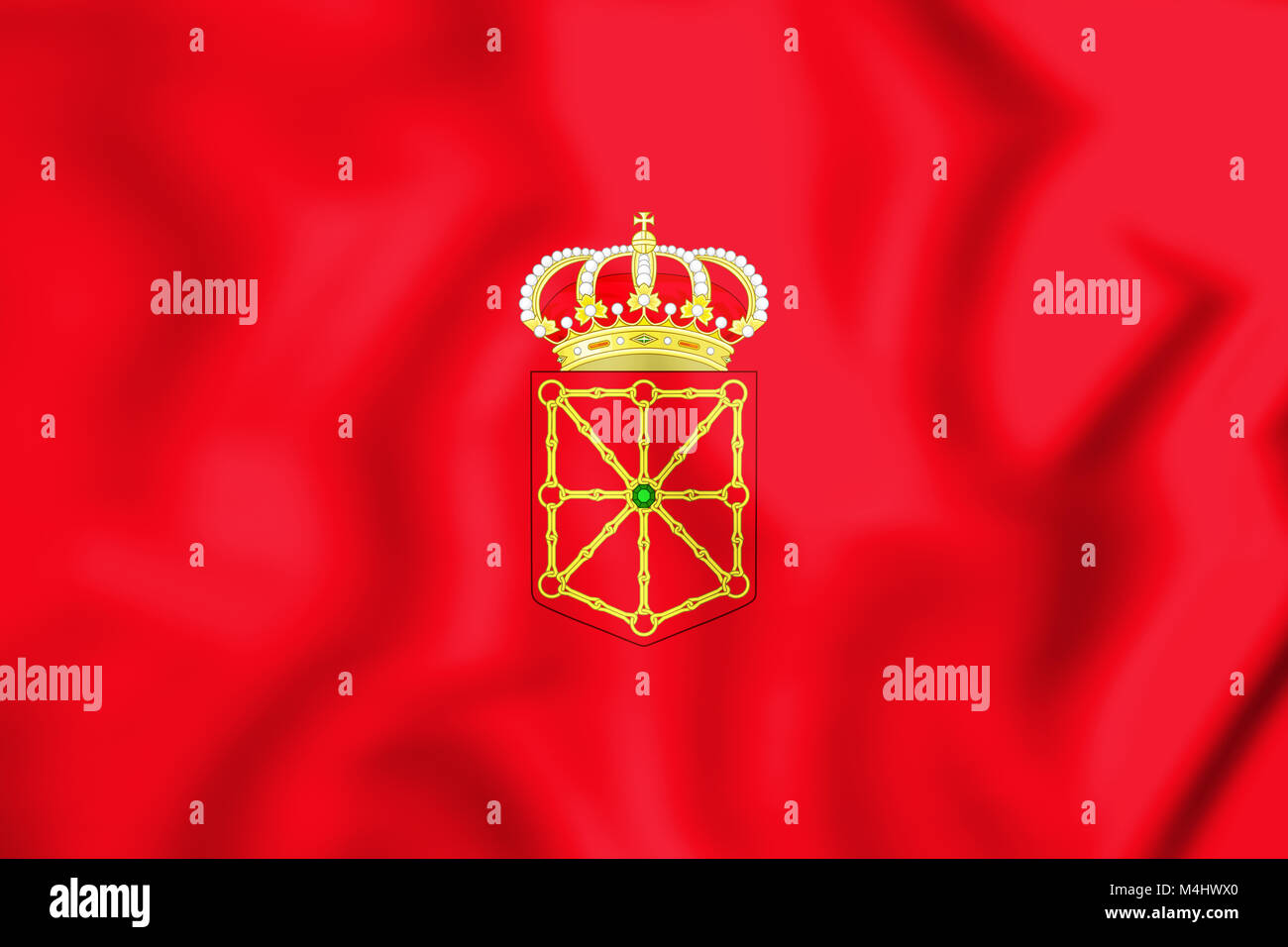 Navarre flag Banque de photographies et d’images à haute résolution - Alamy