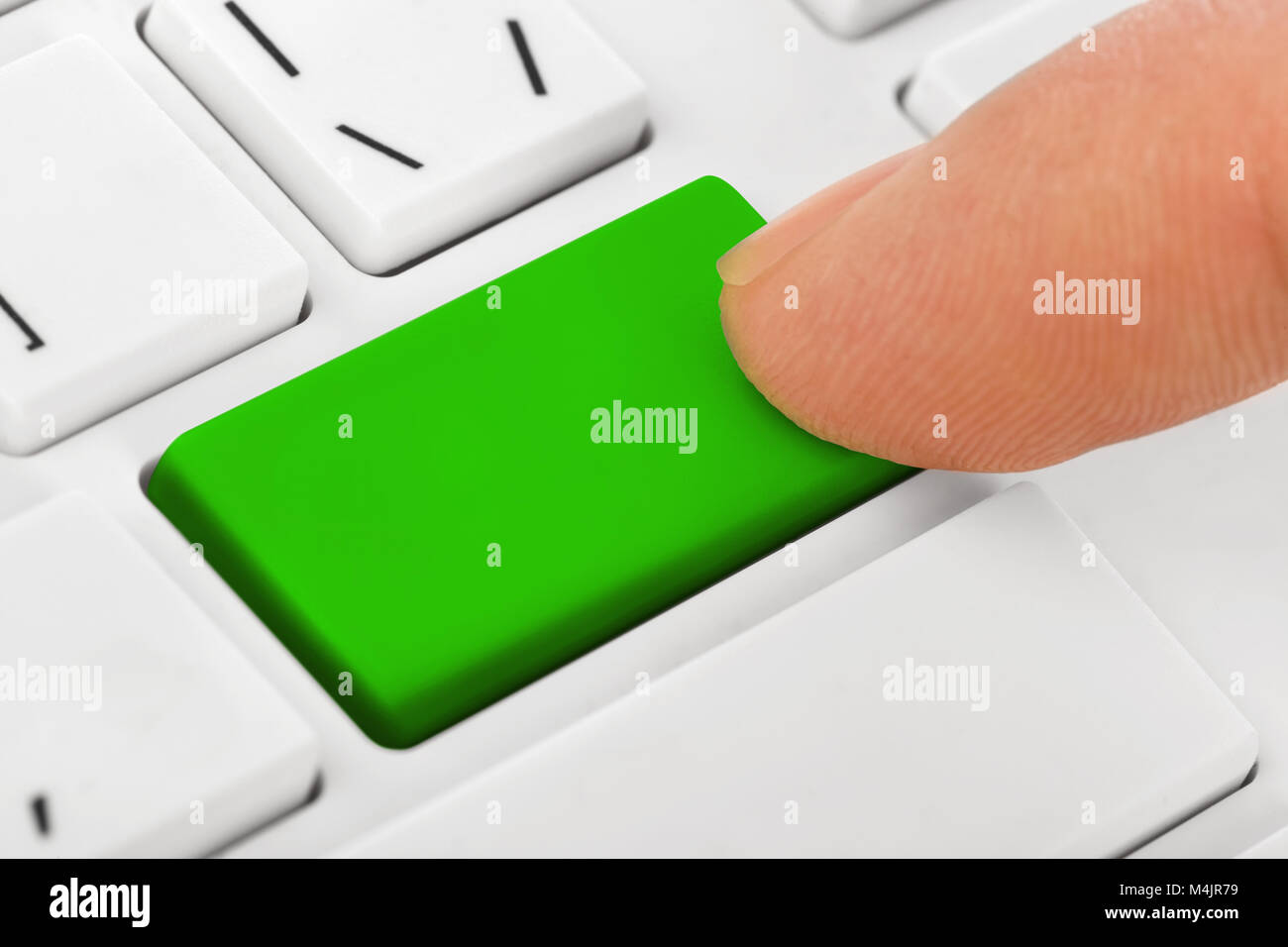 Clavier d'ordinateur vierge Banque de photographies et d’images à haute ...