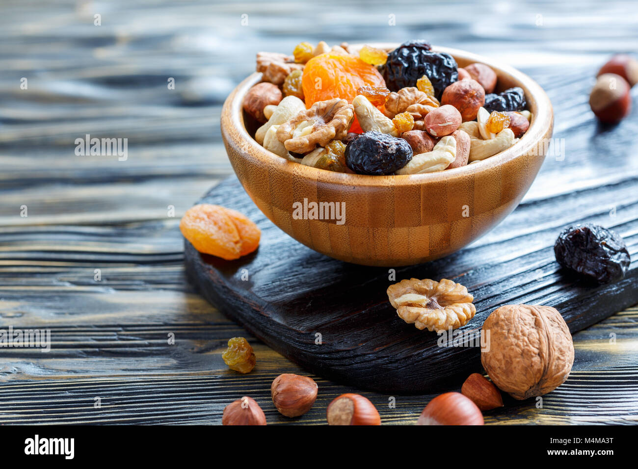 Fruits secs biologiques Banque de photographies et d’images à haute ...