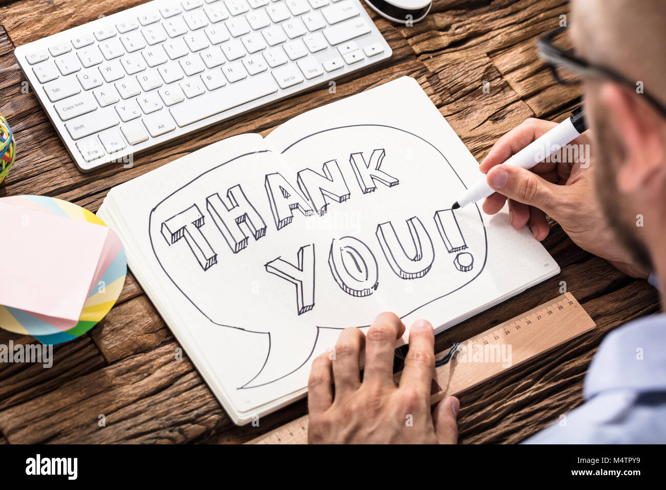 Thank you text Banque de photographies et d’images à haute résolution ...