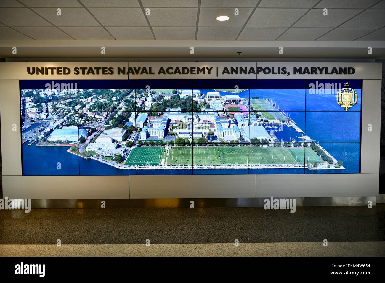 Map of the naval academy Banque de photographies et d’images à haute ...