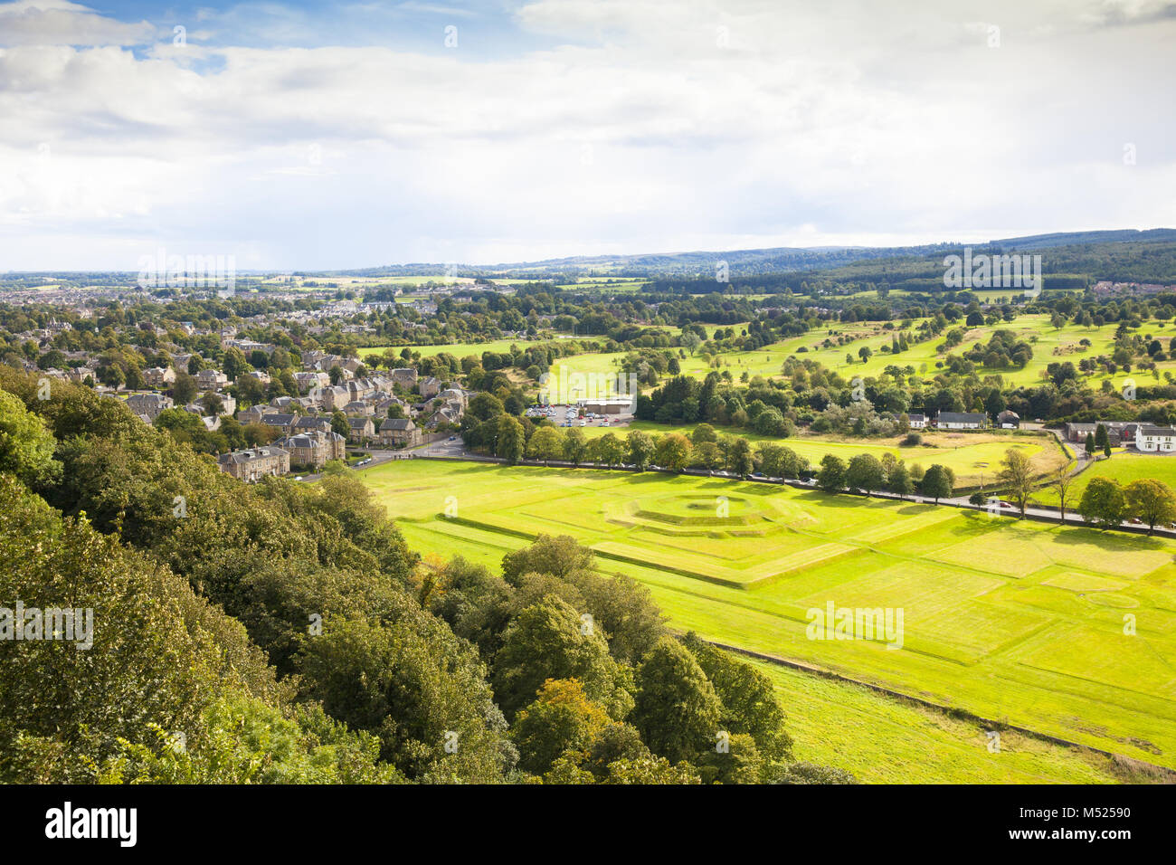 Paysage du château de stirling Banque de photographies et d’images à ...
