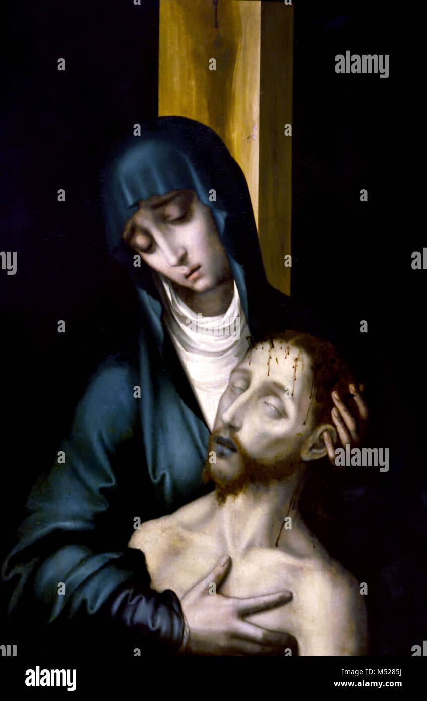 Le christ mort dans les bras de marie Banque de photographies et d ...