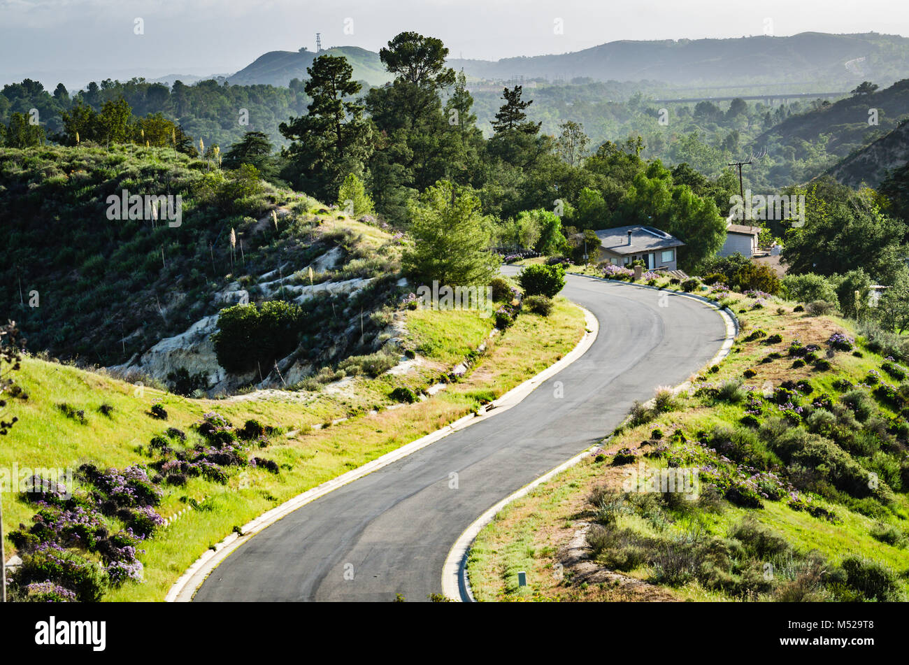Route sinueuse sinueuse Banque de photographies et d’images à haute ...