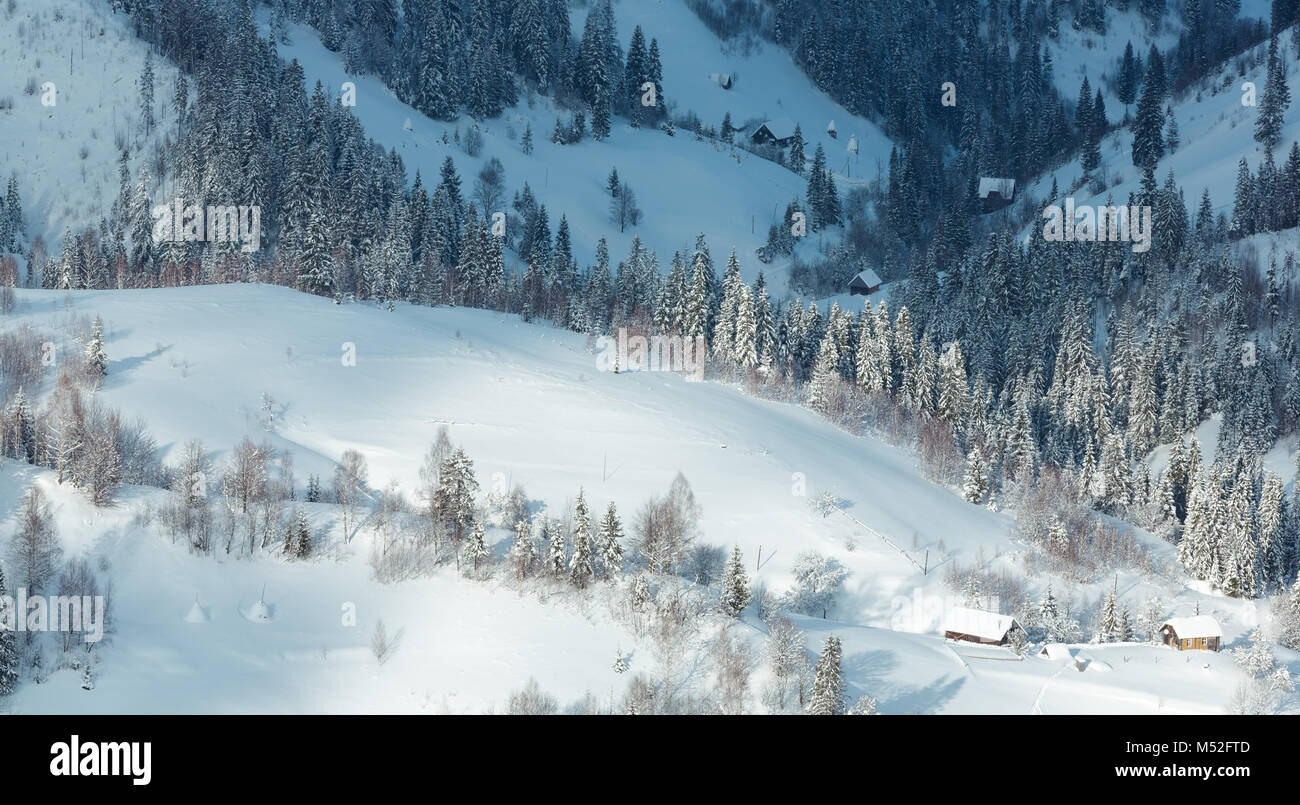 Paysage de montagnes des carpates Banque de photographies et d’images à ...