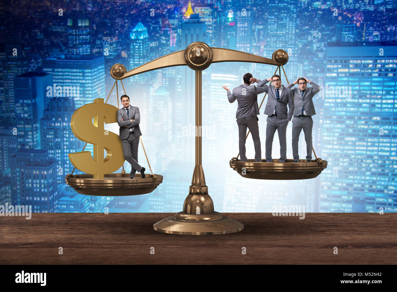 Les pauvres vs les riches Banque de photographies et d’images à haute ...