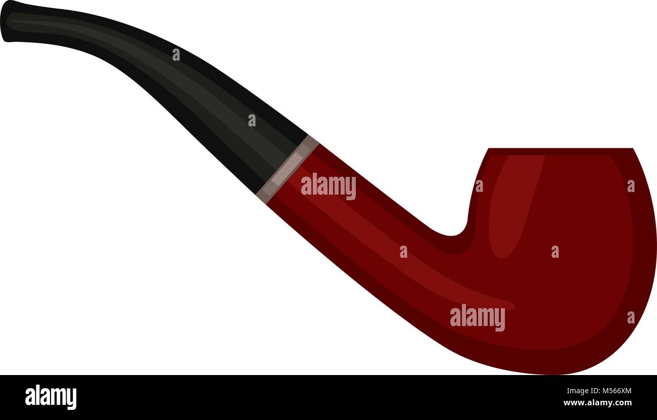 Pipe en bois Banque d'images vectorielles - Alamy