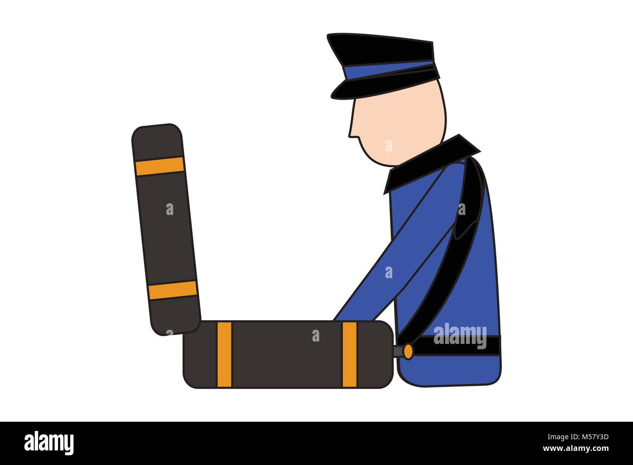 Examen douanier Banque d'images détourées - Alamy