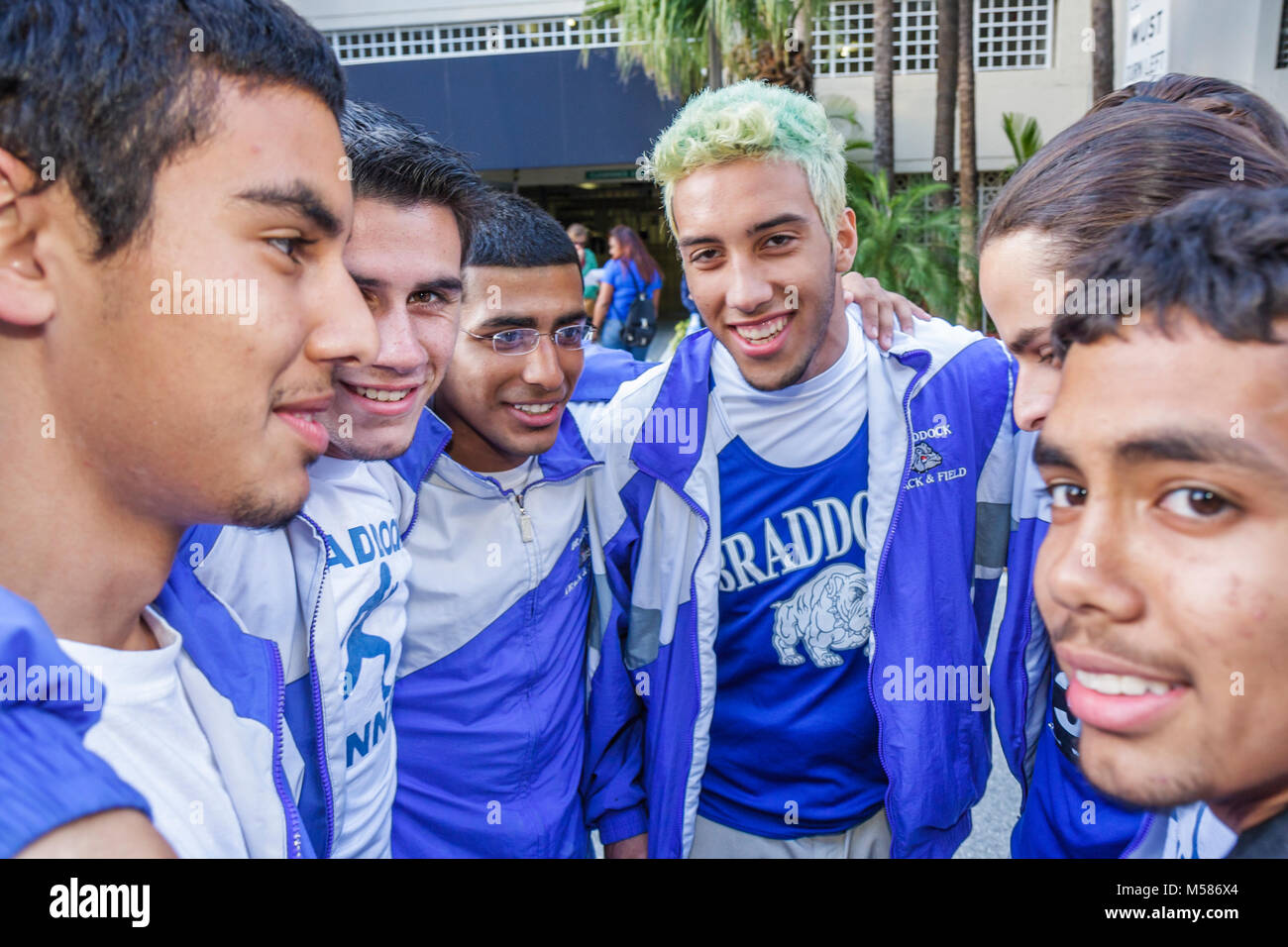 Miami Florida,Brickell District,Carnaval 8K Run,préparation,événement ...