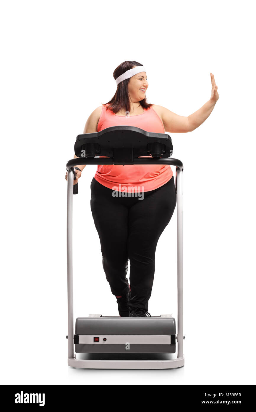 Obese fat female walking Banque de photographies et d’images à haute ...